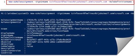 New Azroleassignment Azure Lessons