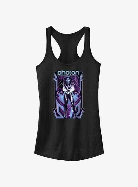 Marvel The Marvels Photon Poster Girls Tank Black Hot Topic