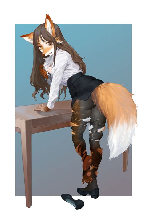 Rule 34 Anthro Ass Bra Breasts Brown Eyes Brown Hair Butt Expansion