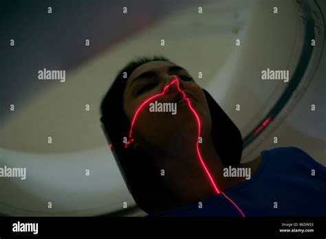 Ct Scanning Patient Undergoing A Ct Scan Stock Photo Alamy