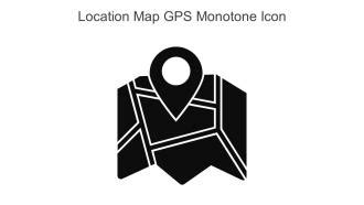 Location Map Gps Monotone Icon In Powerpoint Pptx Png And Editable Eps Format PPT Template
