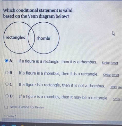 Which Conditional Statement Is Valid Based On The Venn Diagram Below A