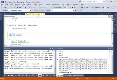 Using Embedded Memory Explorer To Track Code Dependencies Visualgdb