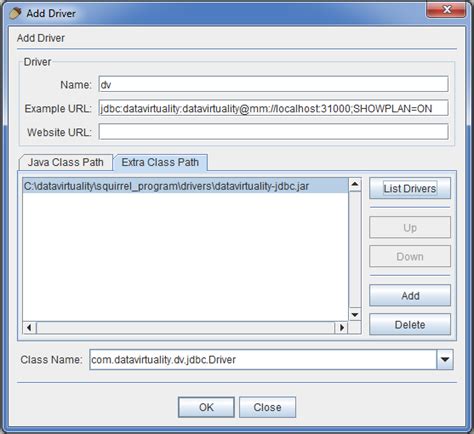 Jdbc Driver Installation And Connection