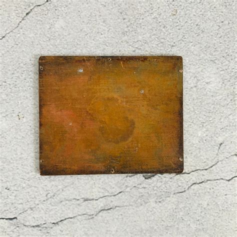 Vintage Copper Printing Plates Unique Images Ready For A Creative