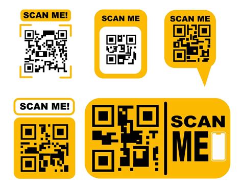 Scan Me Frames For Qr Codes Qr Scanning App Icon 22881924 Vector Art At Vecteezy
