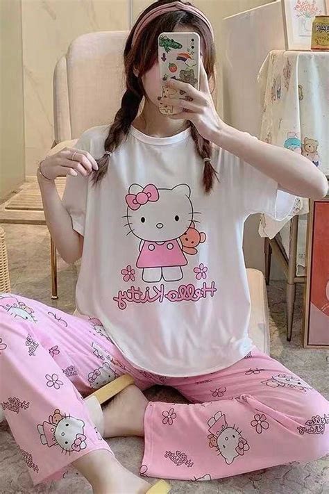 Pembishomewear Pijama Takımı Hello Kitty Penye Fiyatı Trendyol