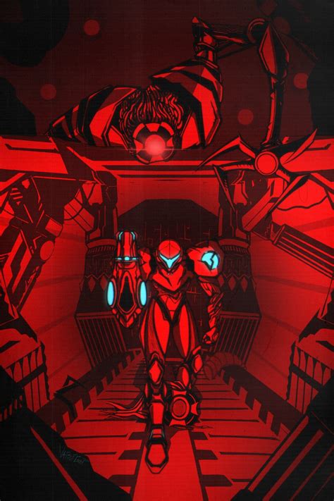 Metroid Dread E M M I 11x17 Art Print Etsy