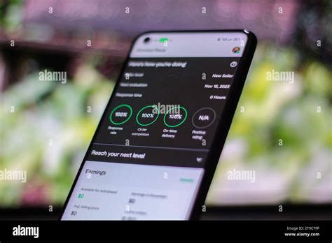 Fiverr Interface Of The Visible On The Android Mobile Screen On Green