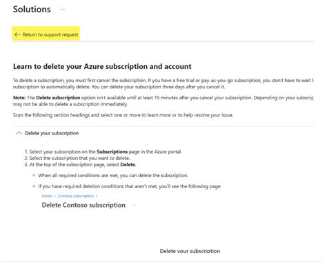 How Do I Cancel An Azure Subscription Microsoft Qanda