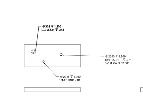 Is There A Way To Get My 2d Drawing To Show Counterbore For 5 16 Shcs Instead Of Default Hole