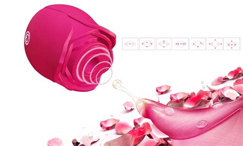 Full Range Of Rose Sucking Stimulation G Spot Licking Vibrator 5 Kinds