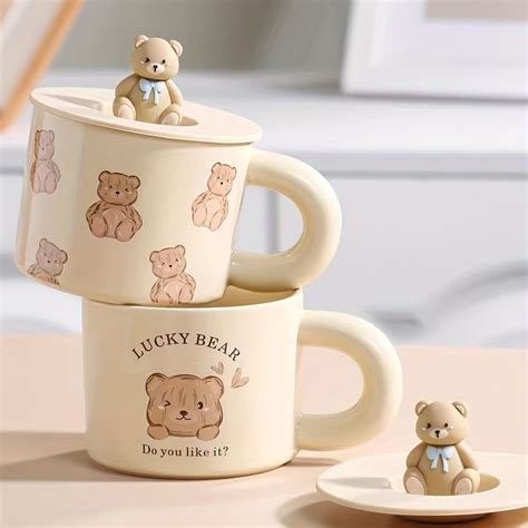 Bear Mug Ceramic 11 Ounce Bear Coffee Mug Bear Ceramic Mug Bear