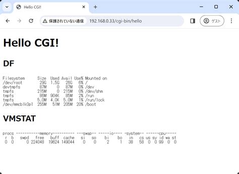 Raspberry Pi Zero Wにnginxをインストールしてcgiを動かす Nyan Da Full