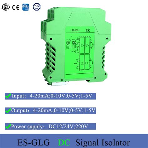 V Dc Signal Isolation Sensor Converter Analog Current Ma V V Distribution Module