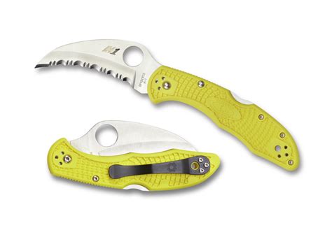 SPYDERCO TASMAN™ SALT 2 LIGHTWEIGHT YELLOW - Bay-Tech Industries / Bay ...