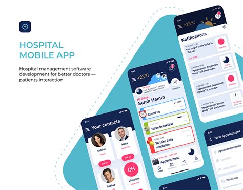 Hospital Mobile App Behance Behance