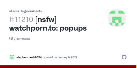 Nsfw Watchpornto Popups · Issue 11210 · Ublockoriginuassets · Github