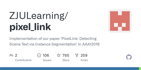 Github Zjulearning Pixel Link Implementation Of Our Paper Pixellink Detecting Scene Text