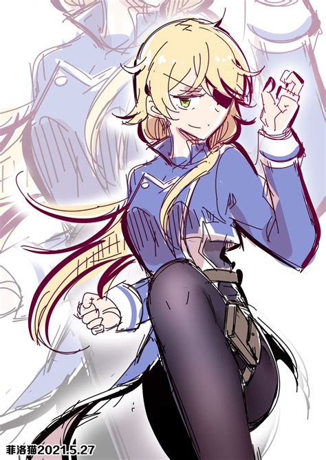 Fischl Fu Hua And Fu Hua Genshin Impact And More Drawn By Fei Lio Mao Danbooru