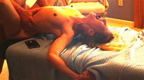just relax she paid for a massage masseur fucks her instead and cums inside her