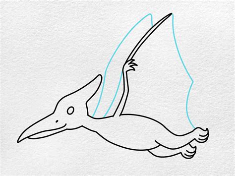Draw A Pterodactyl Helloartsy