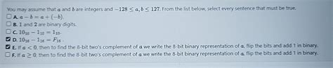 Solved You May Assume That A And B Are Integers And Chegg