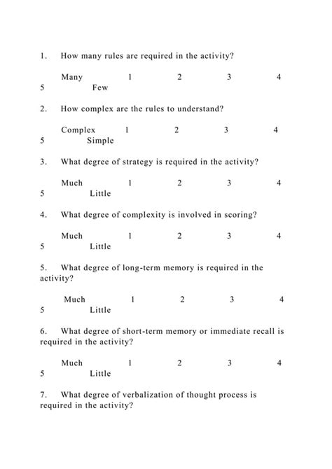 Activity Analysis Form Activdocx