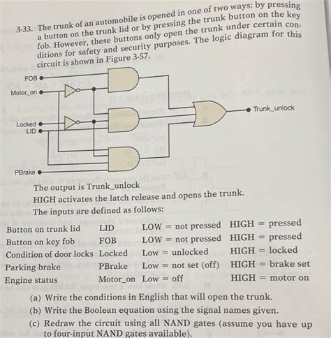 Solved C 3 38 A Determine The Input Conditions Needed To