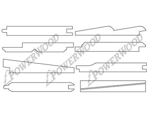 Powerwood Corp Cedar Siding Paneling And Trim Board Profiles And Patterns