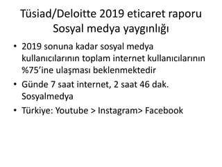 E Ticaret Ve Sosyal Medya PPT