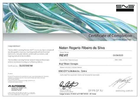 6eng Certificado Autodesk 1 Compressed Name Nome Course Title