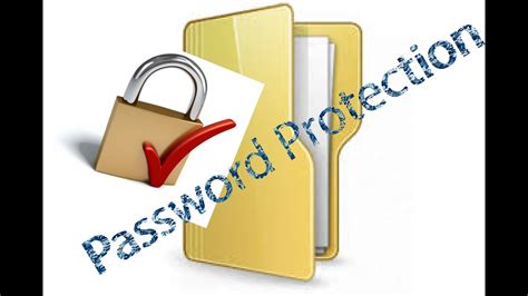How To Add A Password Protection Folder In Windows YouTube