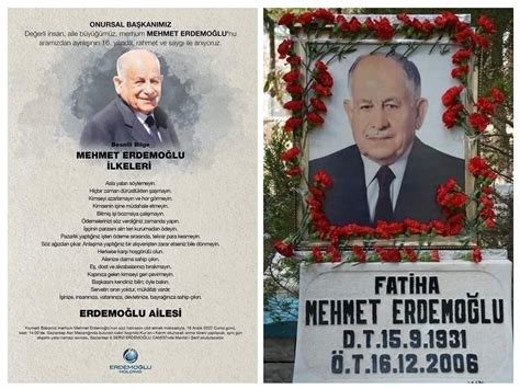 Mehmet Erdemoğlu Anma İlanı Adıyaman İlk Haber Doğru Haberin İlk Adresi