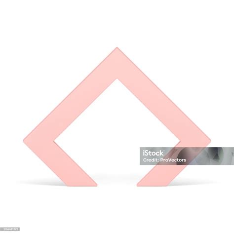 Pink Polygonal Corner Arch Geometric Base Foundation Stage Presentation