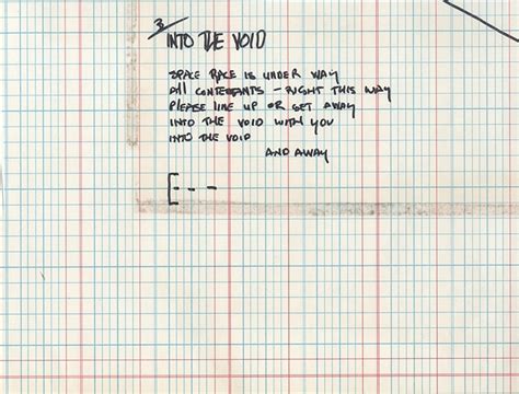 Lot Detail Kiss Gene Simmons Handwritten Into The Void Lyrics