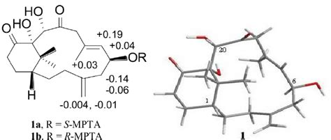 mosher s reaction products 1a and 1b which show δ s δ r download