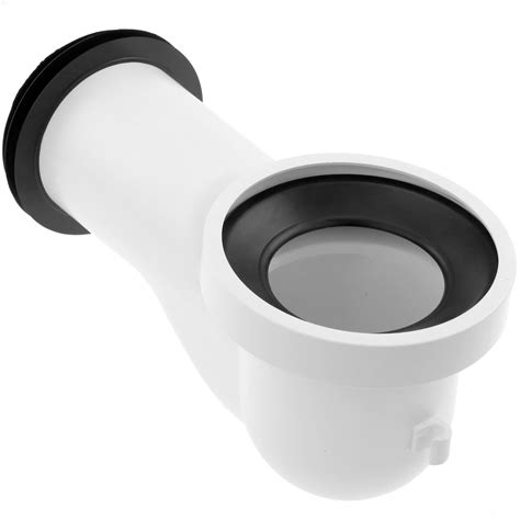 Manchette en PVC pour réaliser un raccordement dans un WC coudé à 90