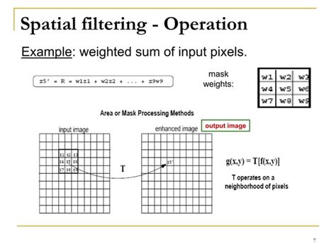 Spatial Filters Digital Image Processing Pptx Photo Editing Software Computer Software
