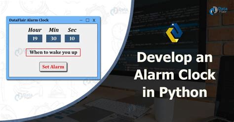 Python Project For Beginners Alarm Clock With Gui [source Code Included] Dataflair