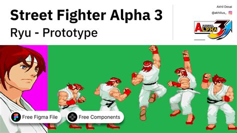 Street Fighter Alpha 3 Ryu Prototype Figma