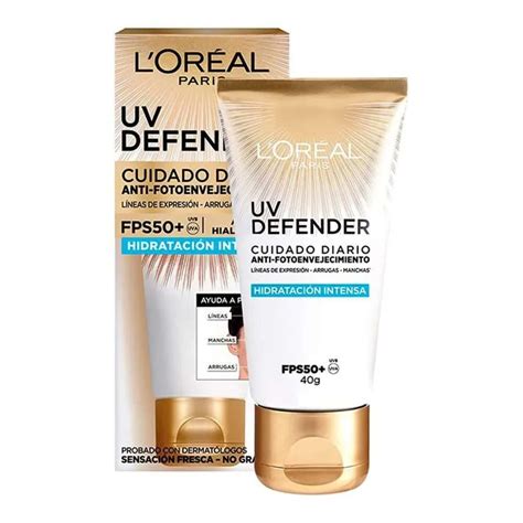 Loreal Uv Defender Fps50 Hidratación Intensa Crema X 40 Gr Farma365