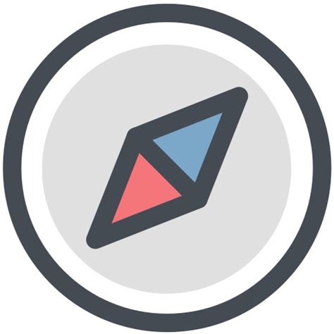 Compass Dipping Compass Direction General Instrument Magnetic Compass Office Icon Free