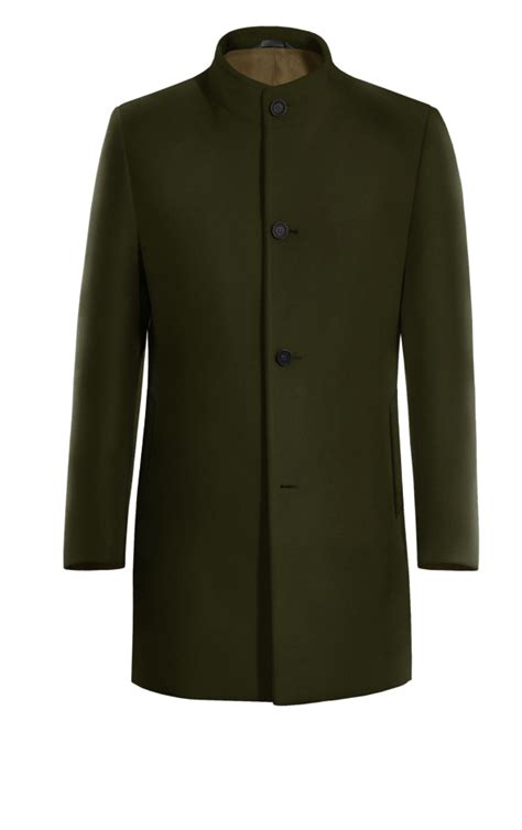 Funnel Neck Coats For Men Hockerty