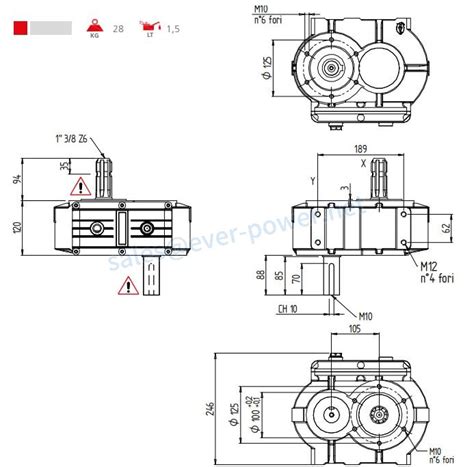 China Hydraulic Pto Drive Gearbox Speed Increaser For Tractor