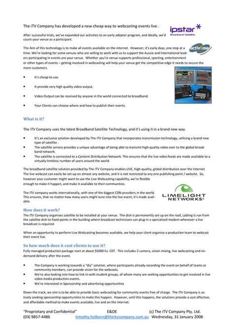Venue Solutions Early Adopter Program PDF