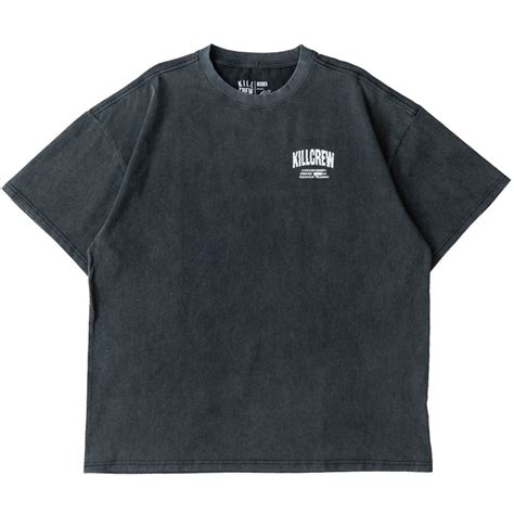 Relaxed Fit Lux Conquer Inner Demons T Shirt Black Red Kill Crew