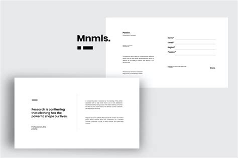 Passion Minimal Clean Business Google Slide Etsy