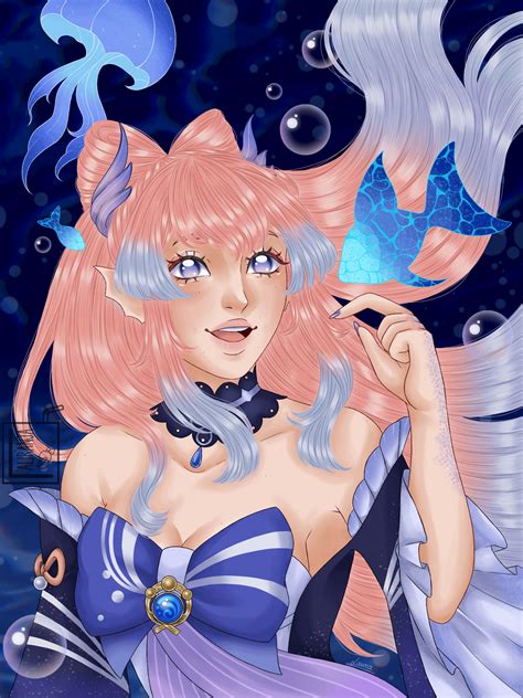 Sangonomiya Kokomi Fanart By Me Rgenshinimpact