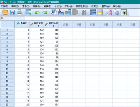 Spss配对样本怎么进行t检验 Spss配对样本t检验怎么把数据转变为原始数据 Ibm Spss Statistics 中文网站